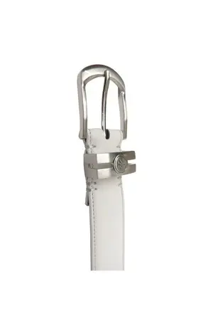 IZOD Golf 32mm Genuine Leather Belt With Metal Keeper