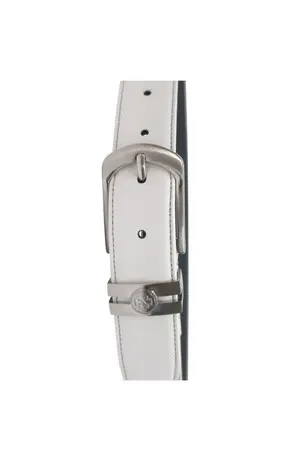 IZOD Golf 32mm Genuine Leather Belt With Metal Keeper
