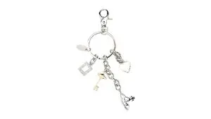 VIVIENNE WESTWOOD Charm Keyring - Silver