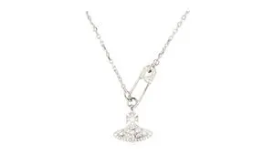 VIVIENNE WESTWOOD Lucrece Pendant - Platinum/white Cz
