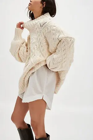Free People Heart You Cotton Pullover