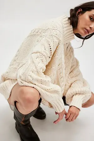 Free People Heart You Cotton Pullover