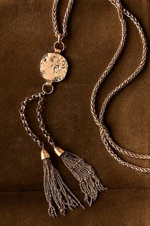 Free People Saskia Tassel Pendant Necklace