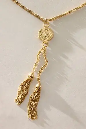 Free People Saskia Tassel Pendant Necklace