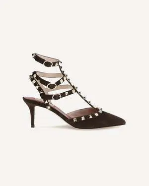 Valentino Garavani Rockstud Suede Pumps