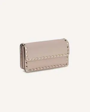 Valentino Garavani Rockstud Chain Wallet - Pink