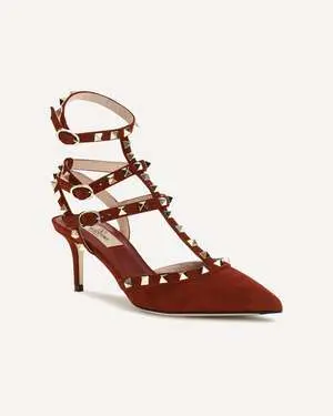 Valentino Garavani Rockstud Suede Pumps