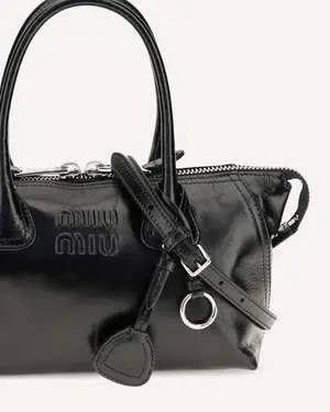 Miu Miu Glossy Leather Handbag