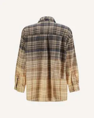 R13 Boyfriend Plaid Shirt