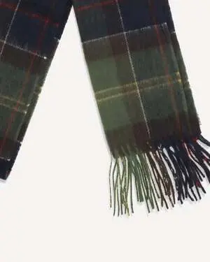 Barbour Tartan Scarf - Green