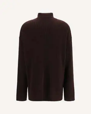 Loro Piana Ribbed Turtleneck Sweater