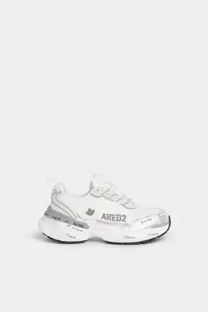 Dsquared2 Sneakers With Sculptural Sole - White