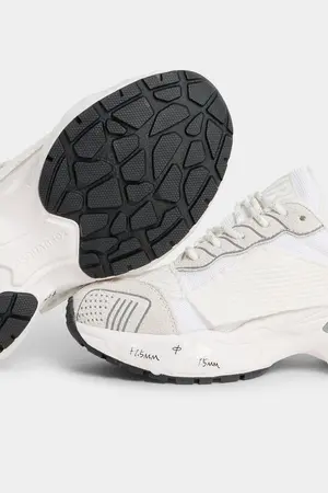 Dsquared2 Sneakers With Sculptural Sole - White