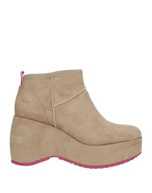 FORNARINA Ankle Boots In Textile Fibers - Beige