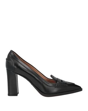 Santoni Loafers Size Leather - Black