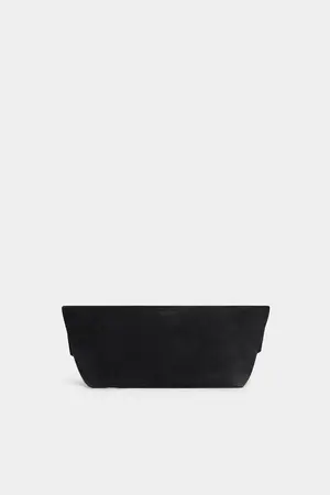 Dsquared2 Leather Fold-over Clutch With Statement Zip Pull
