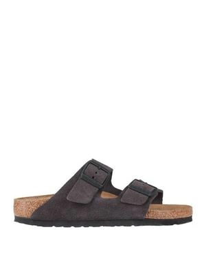 BIRKENSTOCK Sandals Charcoal Size Leather - Grey