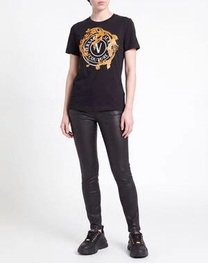 Versace Cotton And Elastane T-shirt - Black