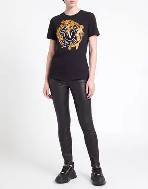 Versace Cotton And Elastane T-shirt - Black