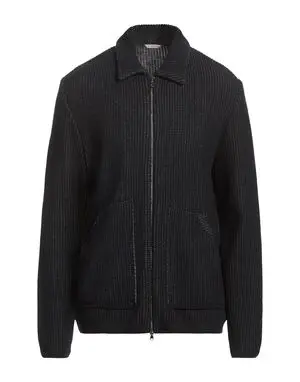 MANUEL RITZ Ribbed-knit Cardigan In Acrylic, Wool, And Alpaca Wool Blend