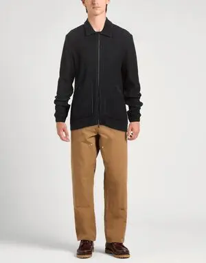 MANUEL RITZ Ribbed-knit Cardigan In Acrylic, Wool, And Alpaca Wool Blend