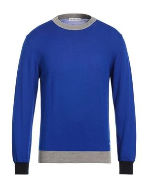 MANUEL RITZ Sweater Bright Size Virgin Wool, Acrylic - Blue