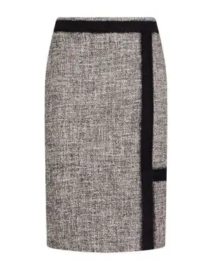 MOORER Midi Tweed Pencil Skirt