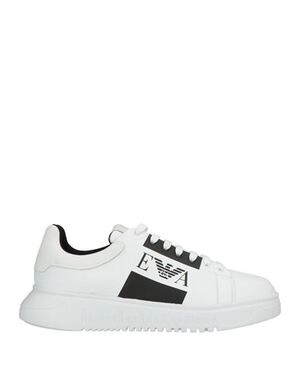Emporio Armani Sneakers Size Leather - White