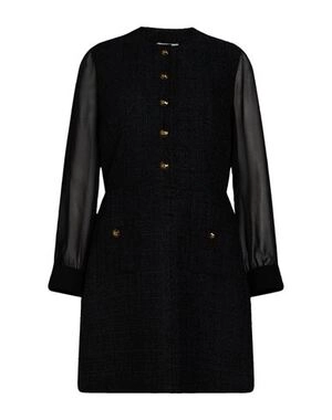 Sandro Mini Dress With Button Embellishments