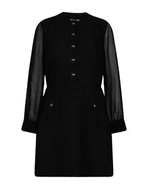 Sandro Mini Dress With Button Embellishments