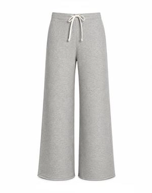 Liviana Conti Cotton French Terry Wide-leg Pants