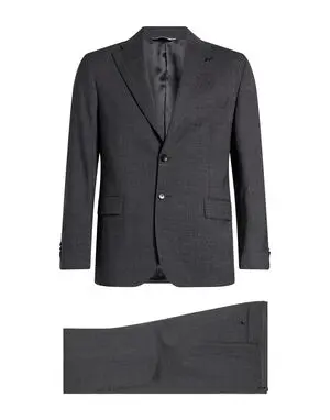 PAOLONI Suit Charcoal Size Virgin Wool