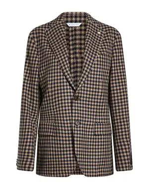 MANUEL RITZ Blazer Size Virgin Wool, Cotton
