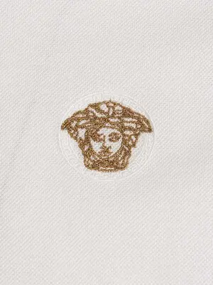 Versace Greca' Polo Shirt - White