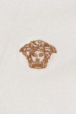Versace Greca' Polo Shirt - White