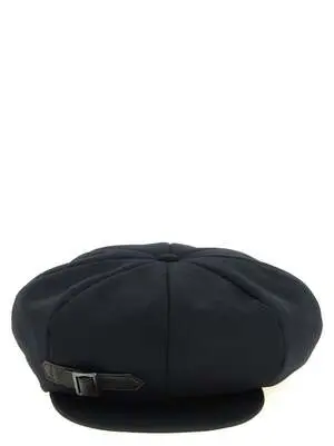 Yohji Yamamoto 8 Panel Casquette' Hat - Black
