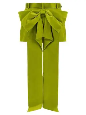SELF-PORTRAIT Maxi Bow Skirt