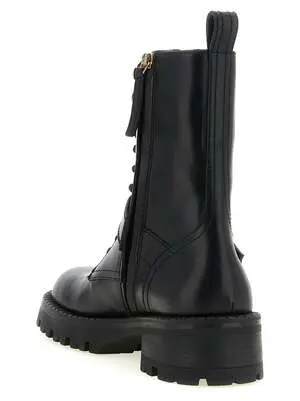 Versace Ankle Boots With Buckle