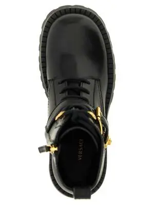 Versace Ankle Boots With Buckle