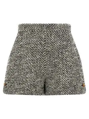 Versace Bouclé Wool Shorts