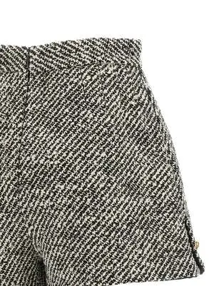 Versace Bouclé Wool Shorts