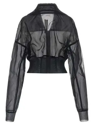 Rick Owens Dracucollar Cropped' Bomber Jacket
