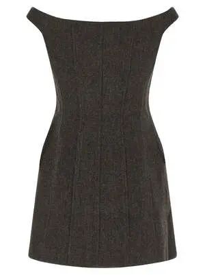 SELF-PORTRAIT Bardot Neckline Dress