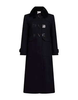 Sandro Coat Midnight Size Wool, Polyester, Polyamide