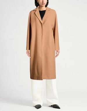 Herno Coat Camel Size Wool, Polyamide