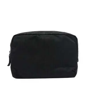 Fendi Medium Ff Logo Beauty Case - Black