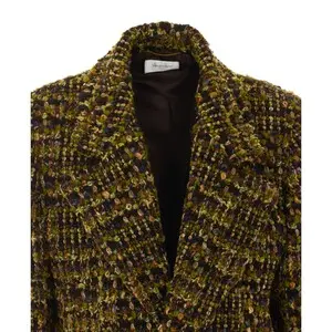 Saint Laurent Tweed Single Breasted Jacket