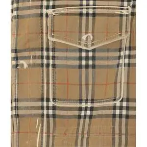 Burberry Tropical Gabardine Parka With Gradient Check
