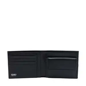 Fendi Ff Jacquard Bifold Wallet