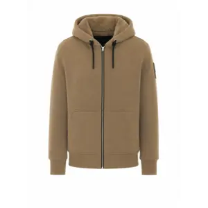Moose Knuckles Classic Bunny Zip Hoodie - Cream